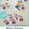 Printable Winter Literacy Activities for Preschoolers