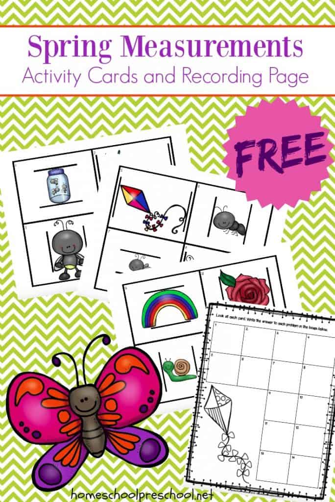Hands-On Preschool Measurement Activities for Spring