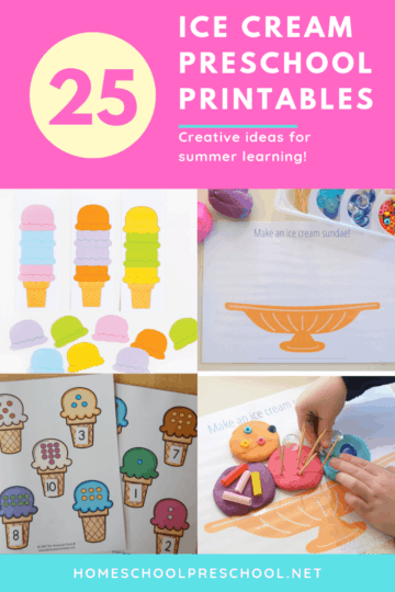 25 Incredible Ice Cream Printables for Preschoolers