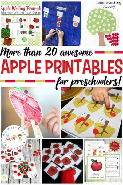3 Hands-On Activities to Add to Your Apples Preschool Theme
