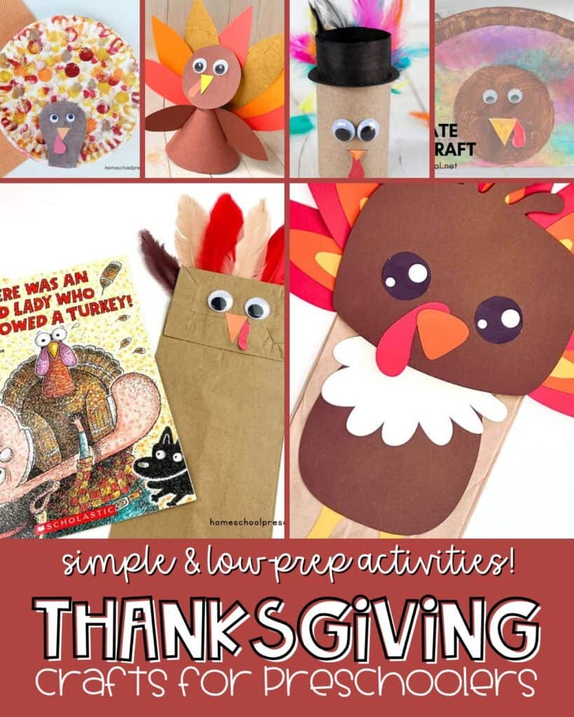 25 Easy Preschool Thanksgiving Crafts for Kids