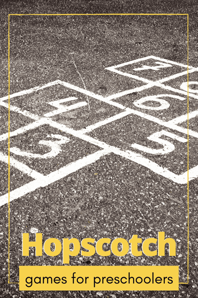 Teach with A Fun Hopscotch Game for Preschoolers