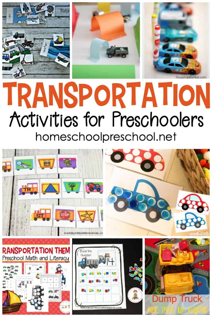 Transportation Activities For Preschool