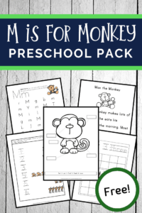 Free Printable Preschool Monkey Activities