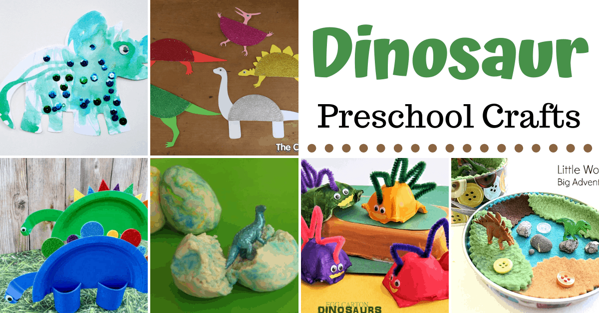 15 Easy Dinosaur Crafts For Preschoolers