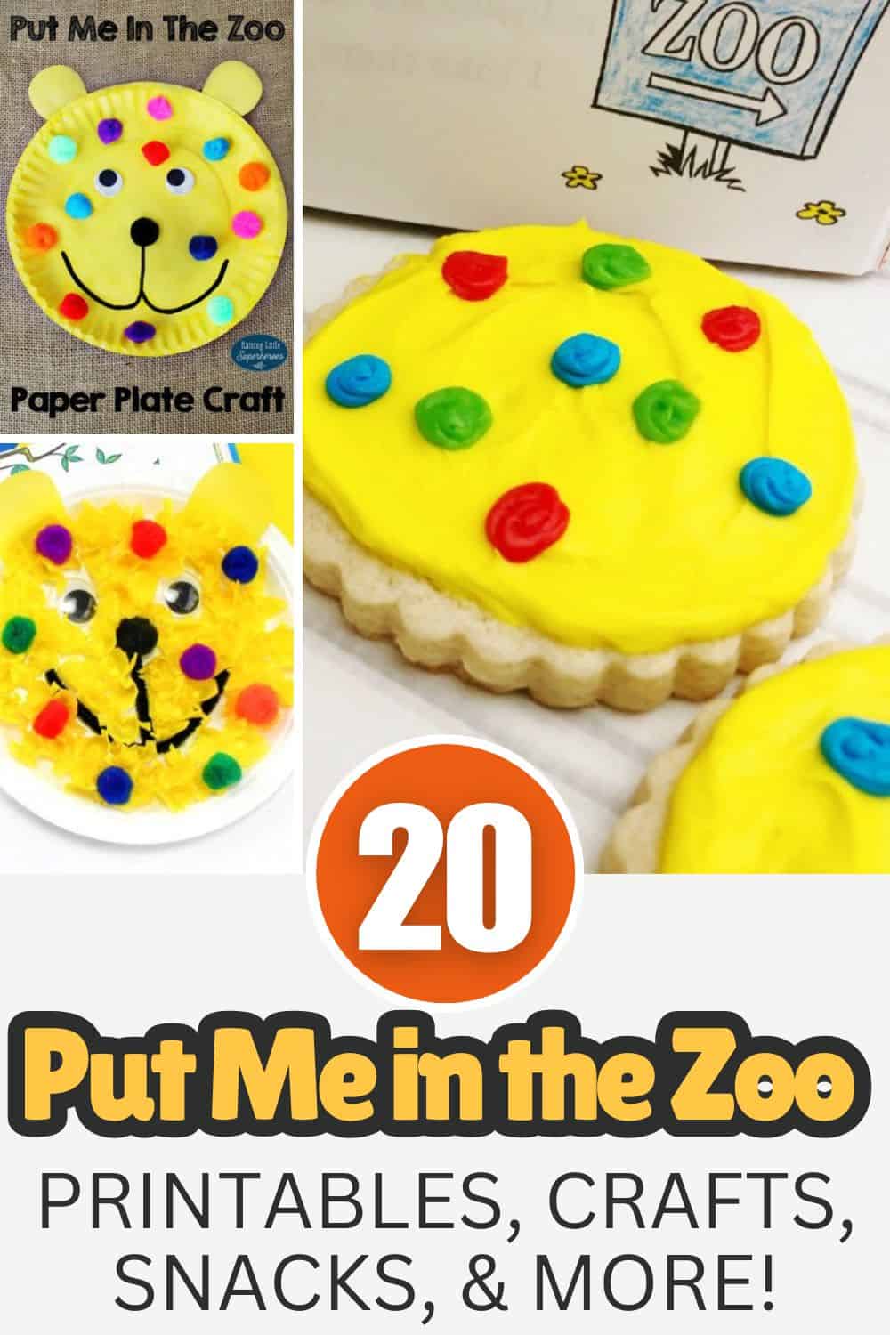 Put Me in the Zoo Activities: Crafts, Games, and Printables