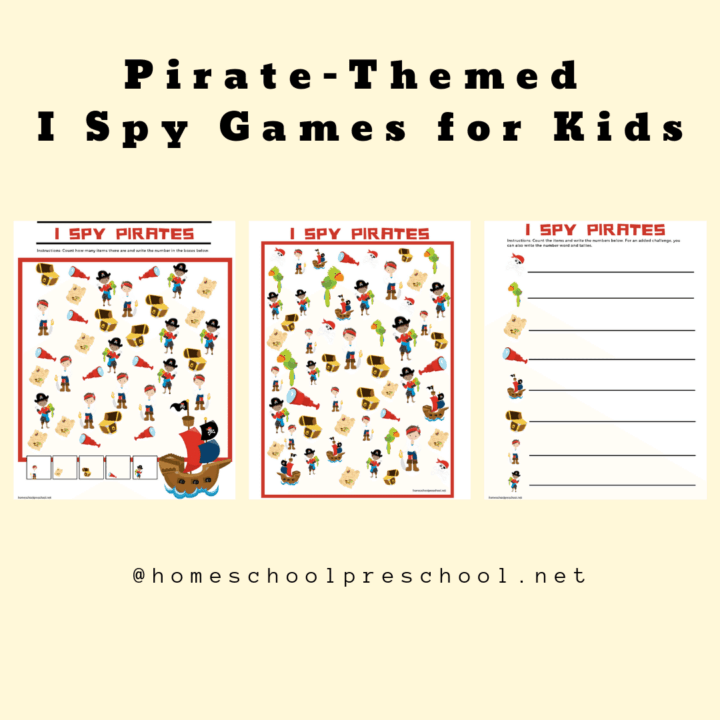 Free I Spy Pirate Printables for Kids of All Ages
