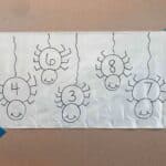 Counting Spider Eyes: Halloween Math Activity for Preschoolers
