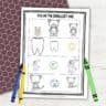 Printable Bear's Loose Tooth Book Activities for Preschool