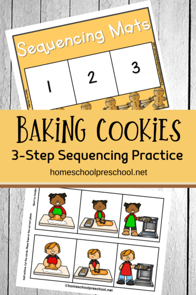 Printable How to Make Gingerbread Sequencing Mat