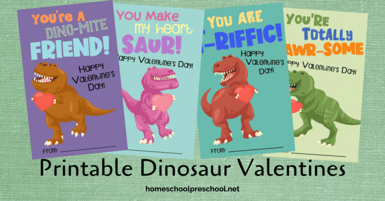 Celebrate Love with Cute Dinosaur Valentine Cards