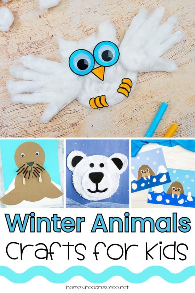 10 Wonderful Winter Animals Crafts for Preschoolers