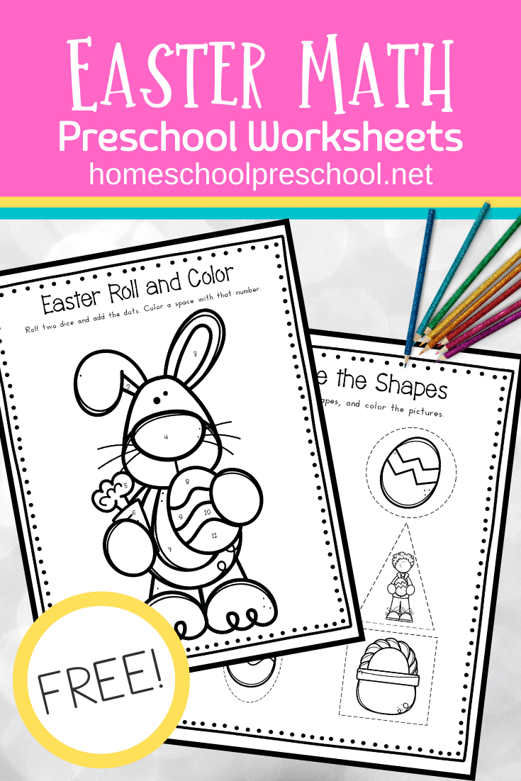 Free Easter Math Worksheets For Preschool Free Easter Math Worksheets For Preschool