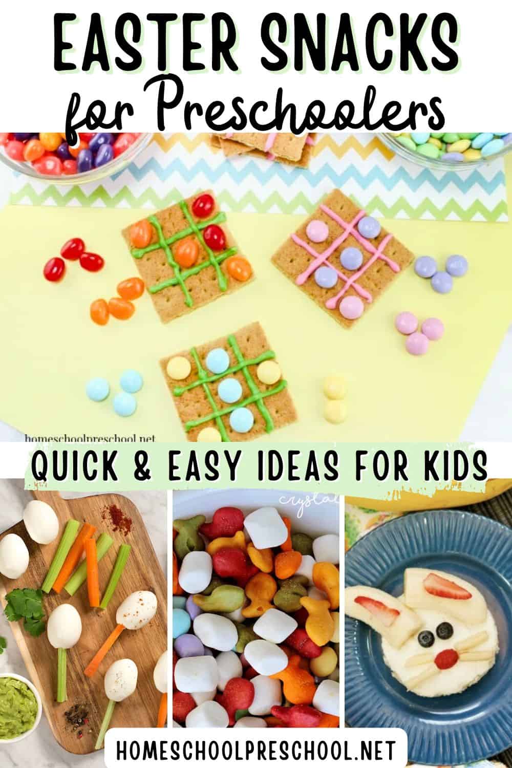 12 Easter Snacks for Preschoolers (Fun + Easy Snack Activities)