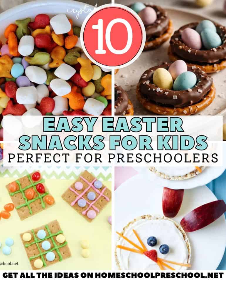 12 Easter Snacks for Preschoolers (Fun + Easy Snack Activities)