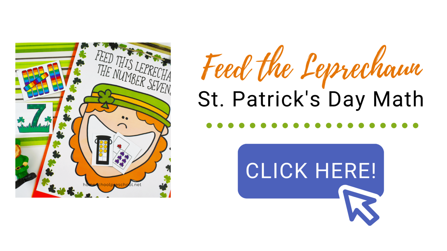 Feed the Leprechaun St Patricks Day Math Game