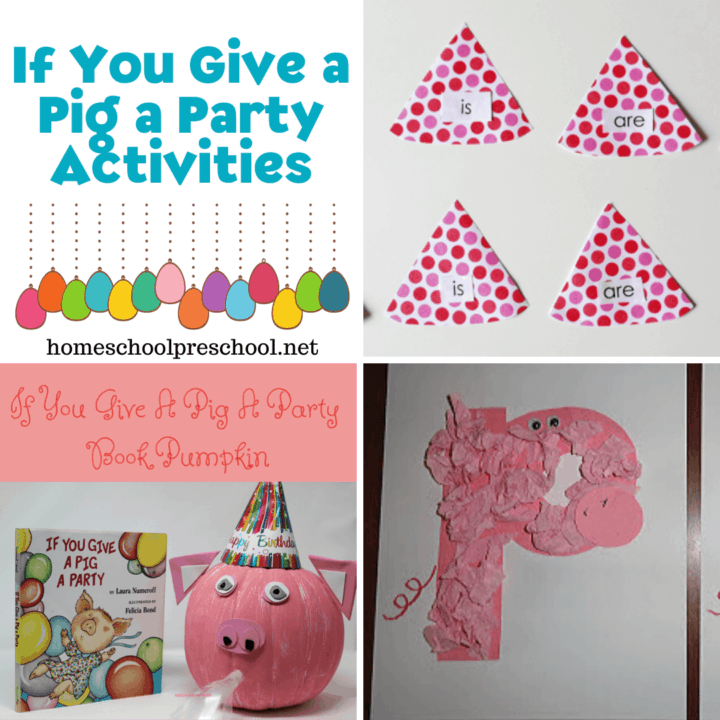 If You Give a Pig a Party Activities for Preschoolers