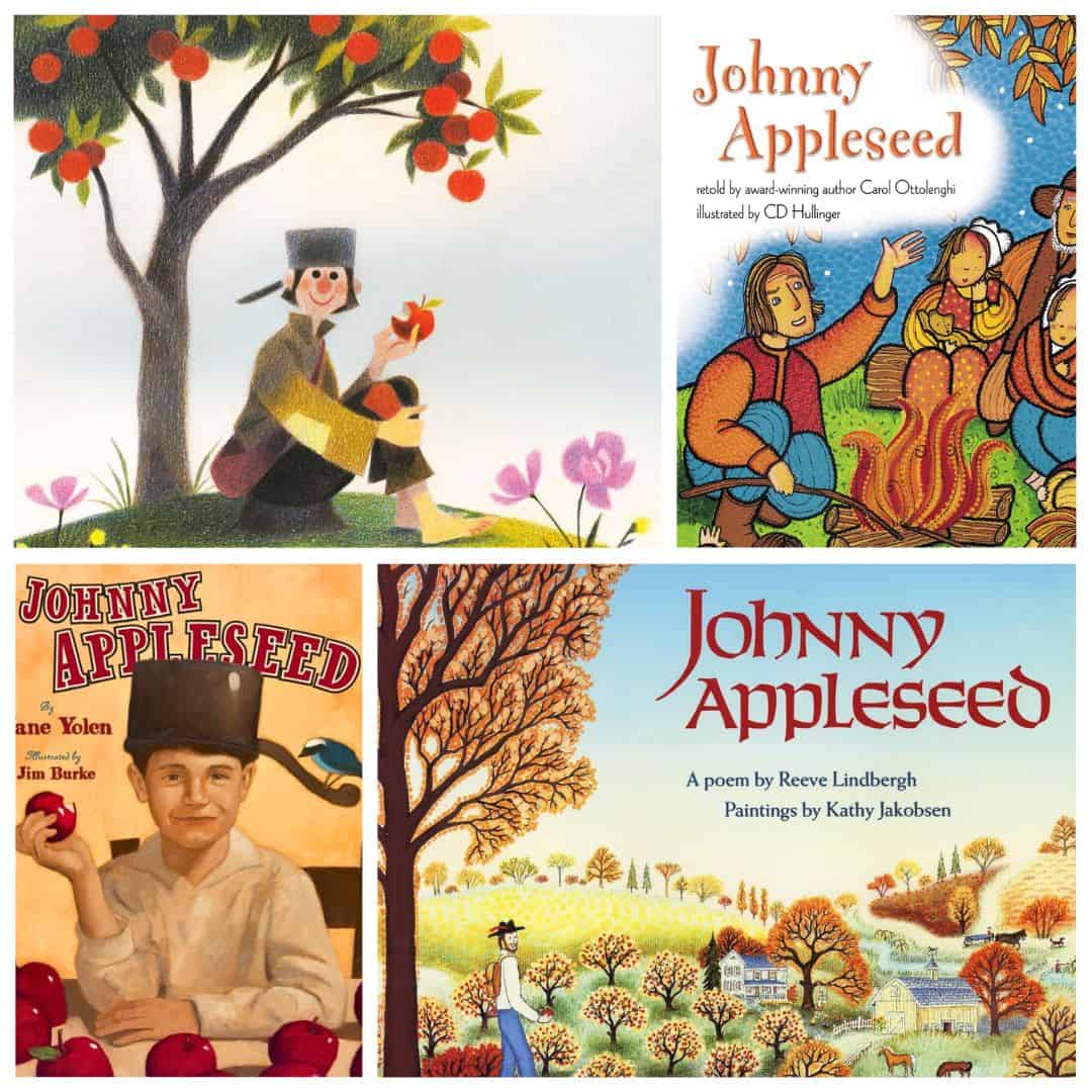 15 Picture Book Versions of the Johnny Appleseed Story