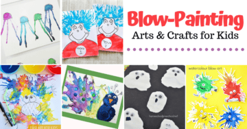 20+ Blow-Painting Crafts for Kids of All Ages