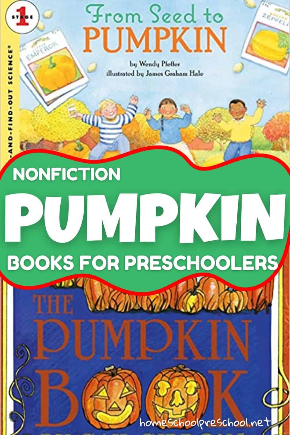Best Nonfiction Pumpkin Books for Preschoolers
