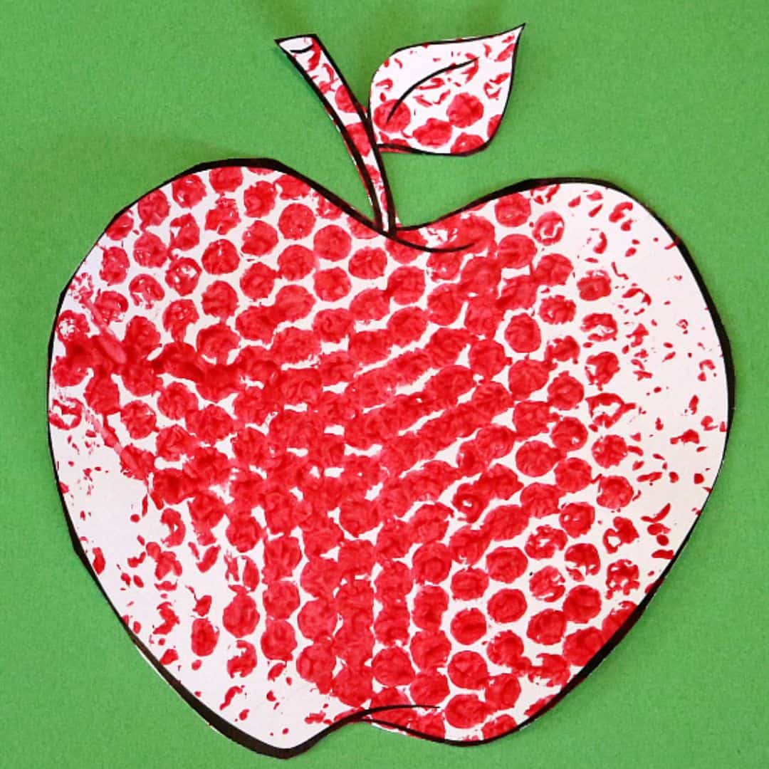 Apple Crafts for Toddlers to Build Fine Motor Skills