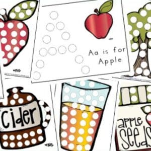 Printable Johnny Appleseed Activities for Preschoolers