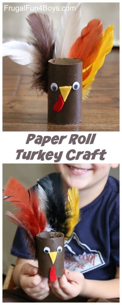 Thanksgiving Toilet Paper Roll Crafts for Preschoolers