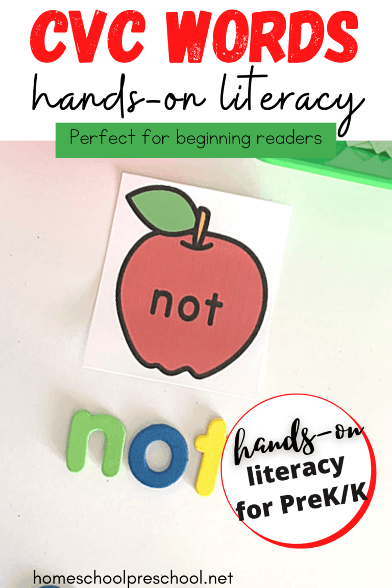 Printable Apple-Themed CVC Word Game for Kids