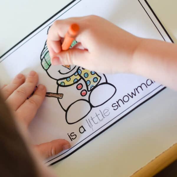 Printable Winter Literacy Activities for Preschoolers