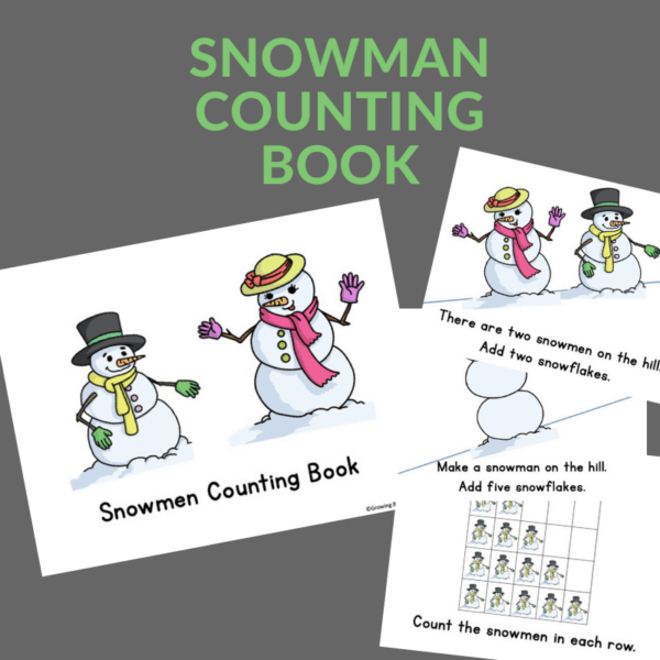 Printable Winter Literacy Activities for Preschoolers