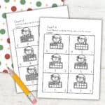 Free E is for Elf Printables for Preschool Holiday Fun