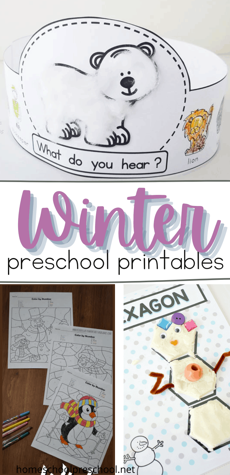 25+ Free Educational Winter Printables for Preschoolers