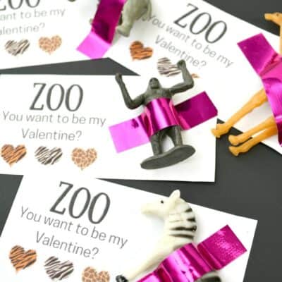 Adorable Printable Animal Valentine Cards for Kids