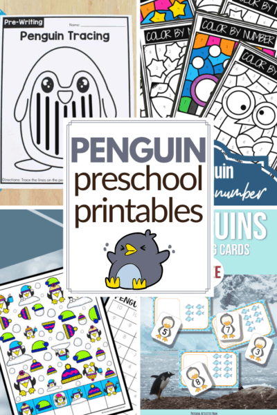 Letter of the Week P is for Penguin Craft with Free Template