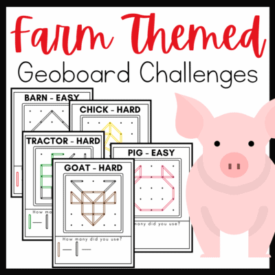 60 Pages of Printable No-Prep Big Red Barn Activities