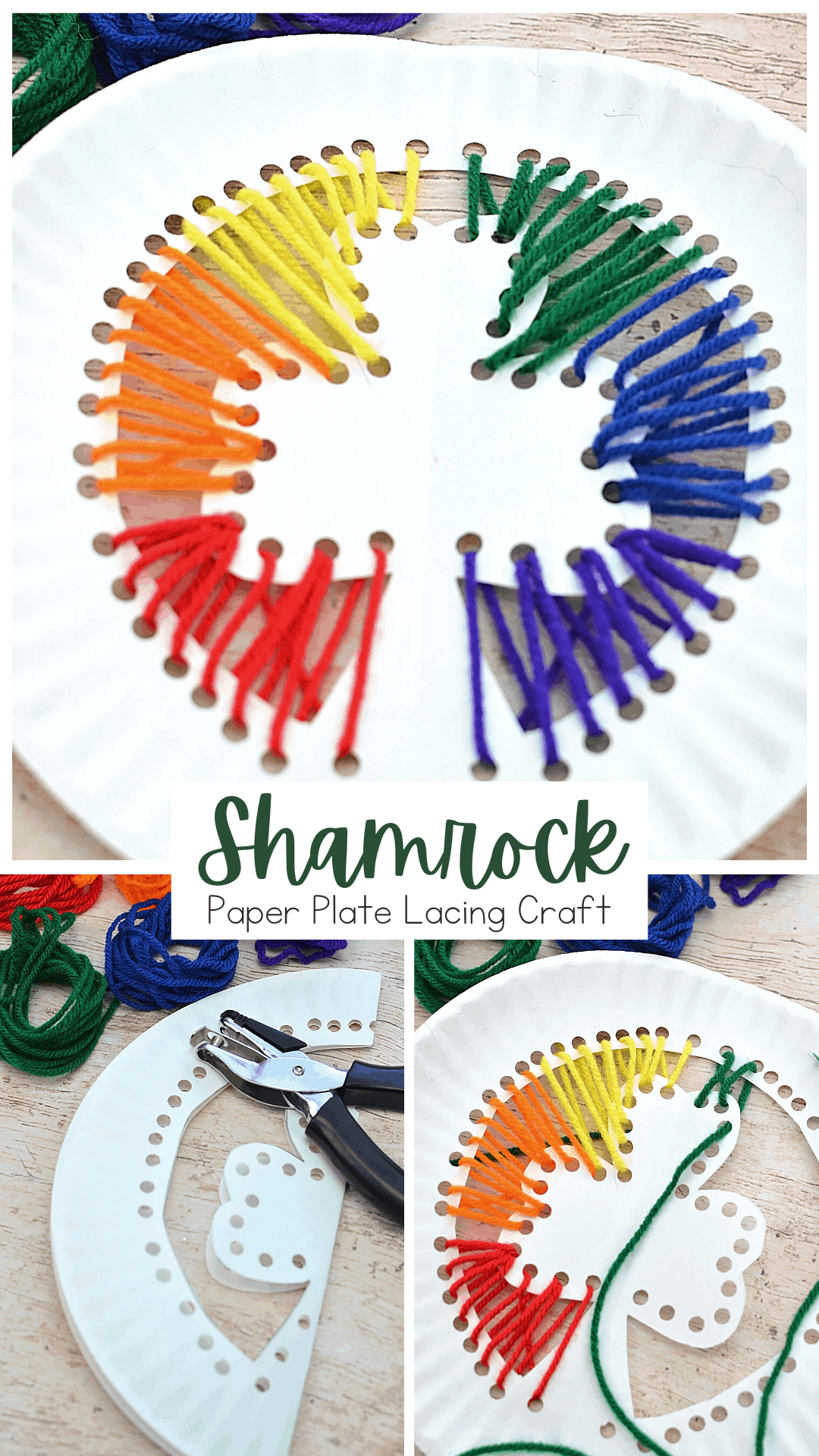 Preschool Shamrock Craft for St Patrick's Day