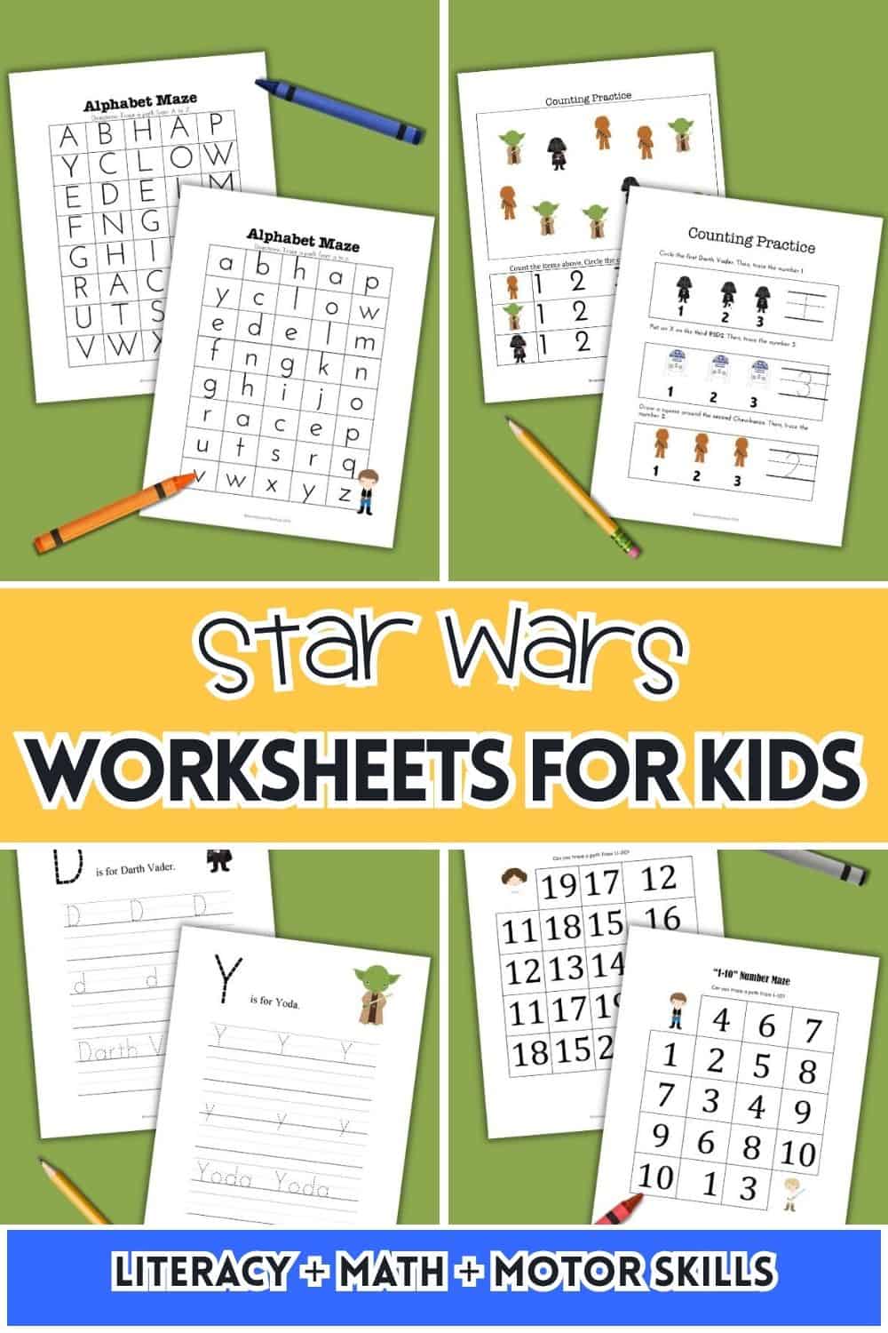 Star Wars Preschool Pack | Free Printables for Preschoolers
