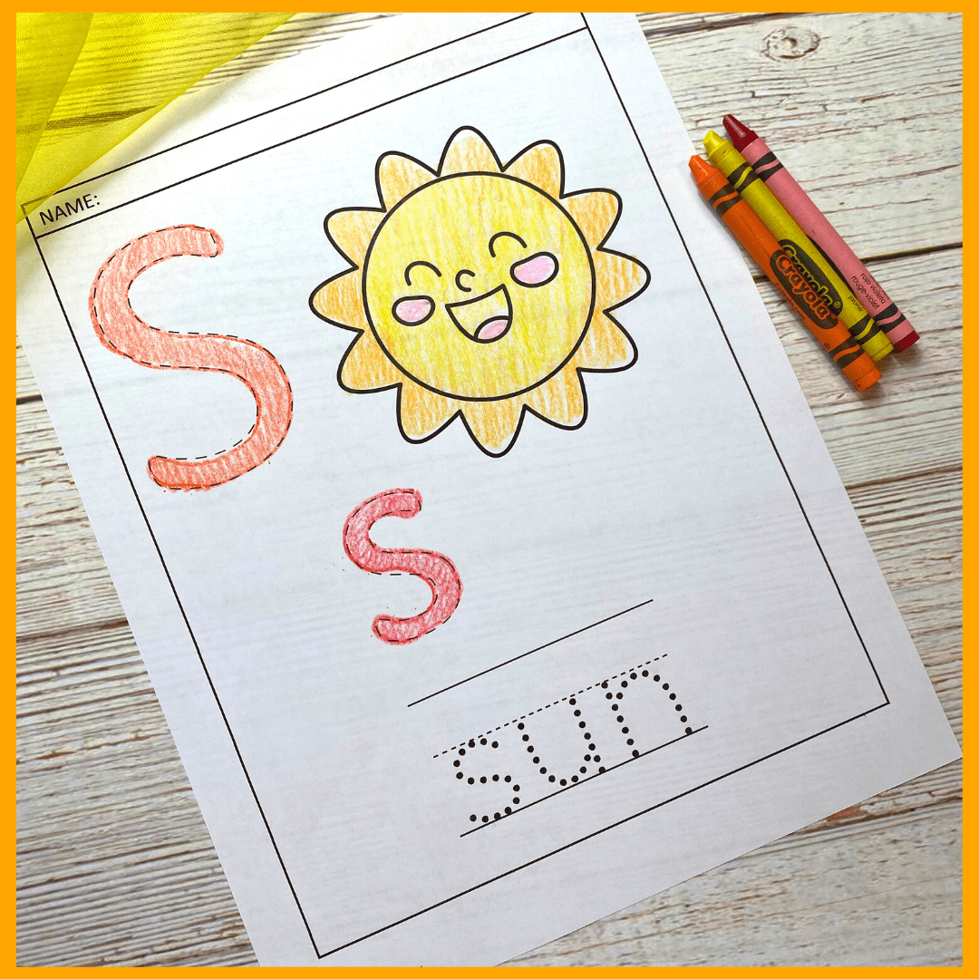 Crayon Alphabet Worksheets – Free Printable ABC Fun