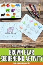 Brown Bear Brown Bear Sequencing Activity for Preschoolers