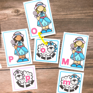 Free Little Bo Peep Activity Alphabet Matching Game
