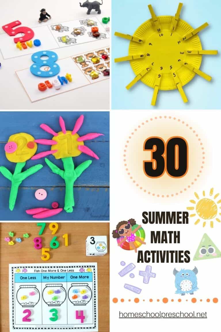 Fun Summer Math Activities for Preschool Learners