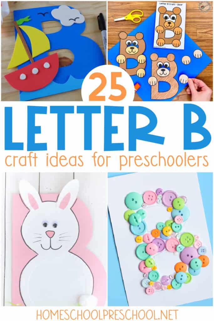 Letter B Crafts for Preschoolers - Homeschool Preschool
