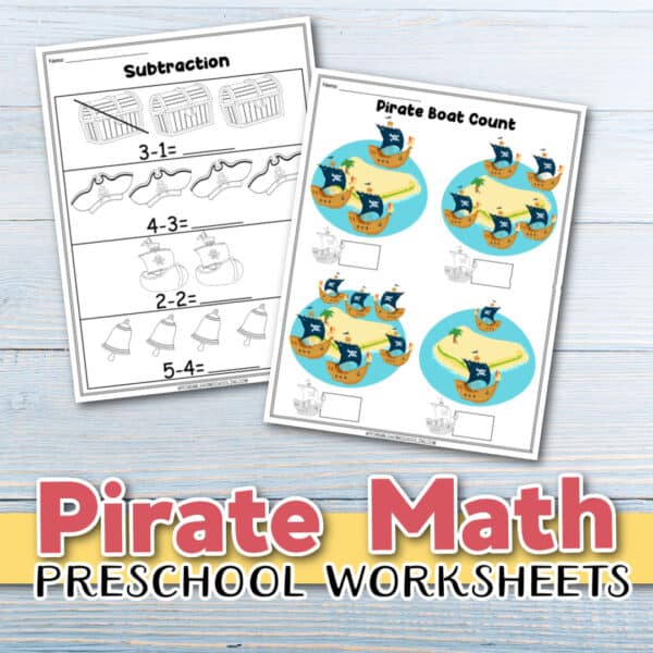 Free Printable Pirate Math Worksheets