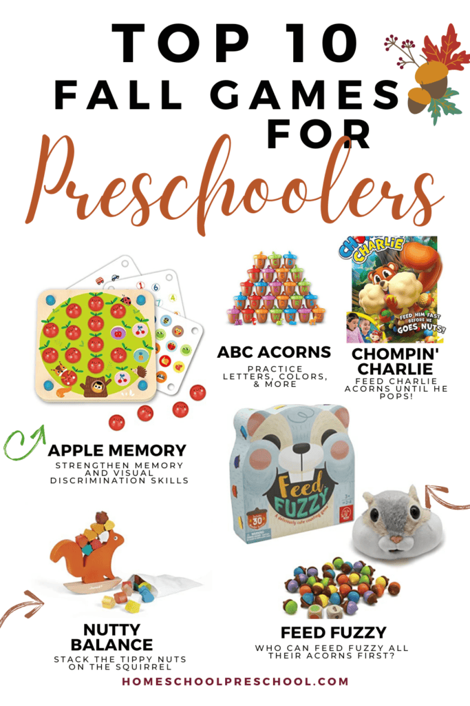10 Fantastic Fall Games for Preschoolers