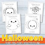 Free Halloween Dot to Dot Printables for Kids