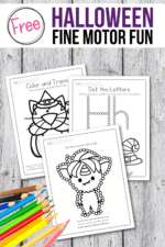 Free Printable Halloween Fine Motor Activities