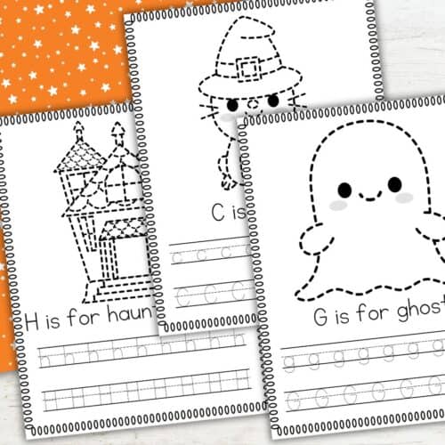 Free Halloween Tracing Worksheets for Preschool Fine Motor Fun