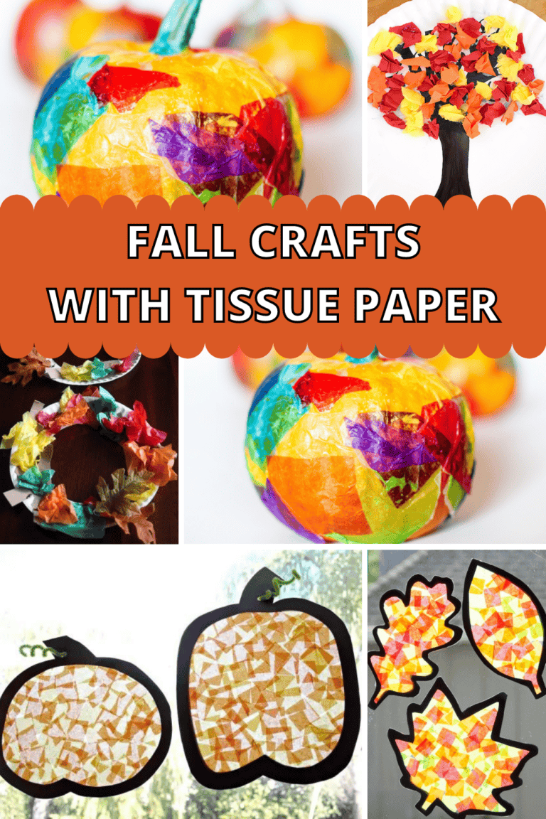Fun and Easy Fall Crafts with Tissue Paper for Preschoolers