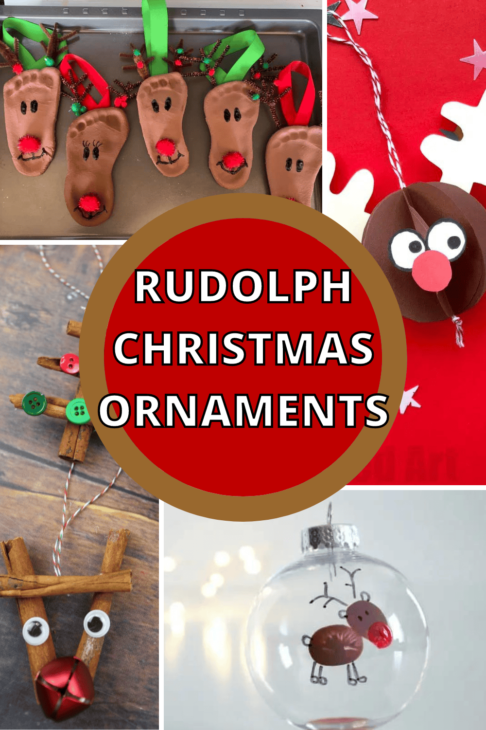 DIY Rudolph Christmas Ornaments Engaging Crafts For Kids