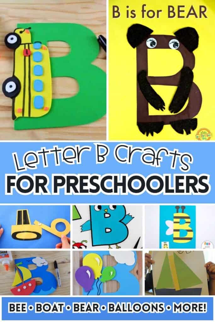 Letter B Crafts for Preschoolers (Easy & Fun)